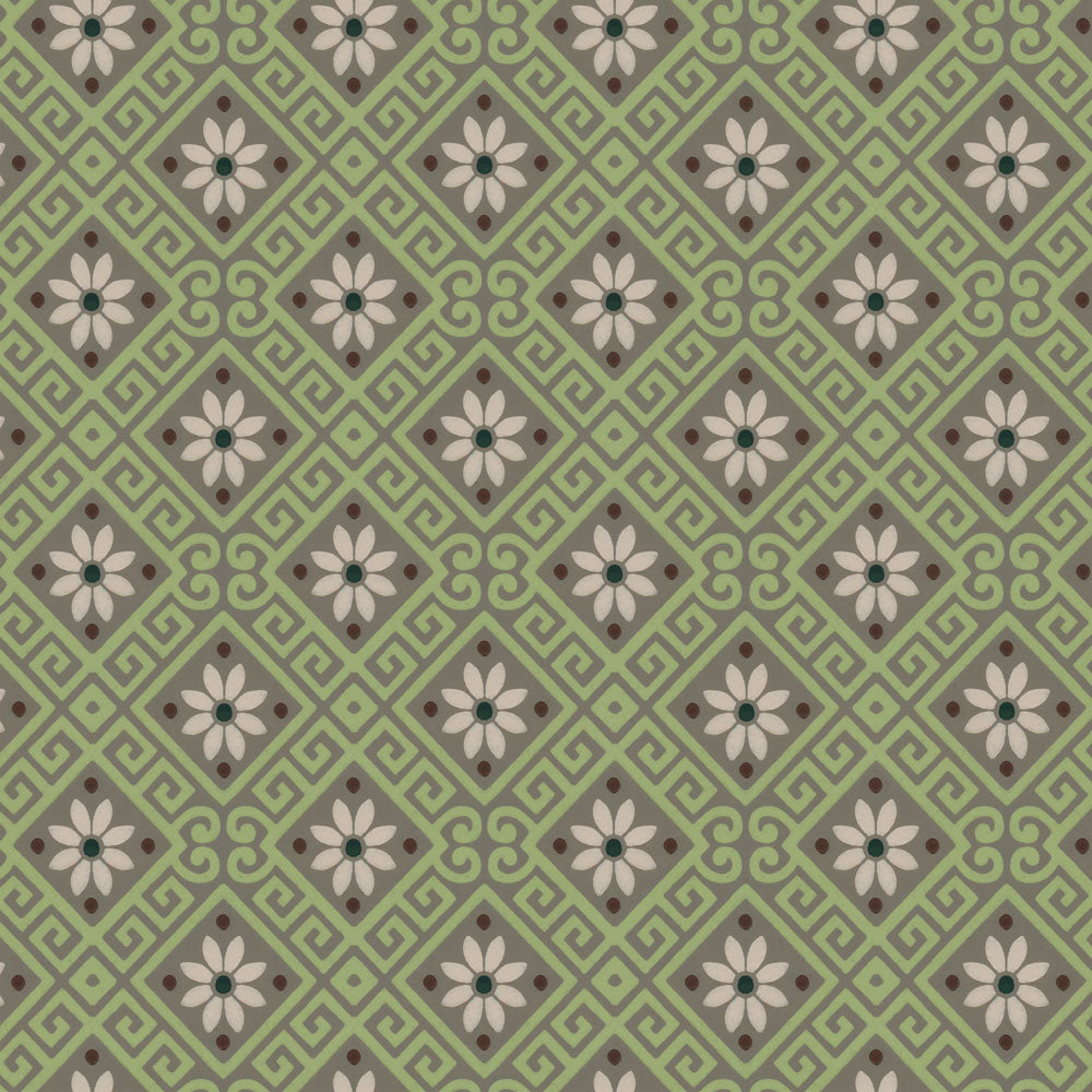 Jade Lattice Wallpaper – On Air Design | Astek