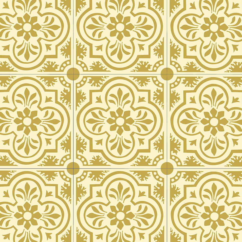 Yellow Encaustic Tile – On Air Design | Astek