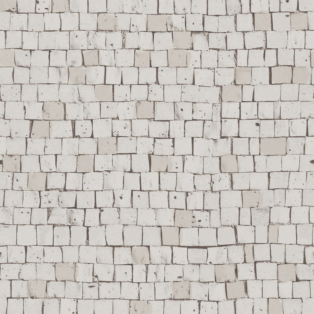 Matte Silver Mosaic Tile Wallpaper – On Air Design | Astek