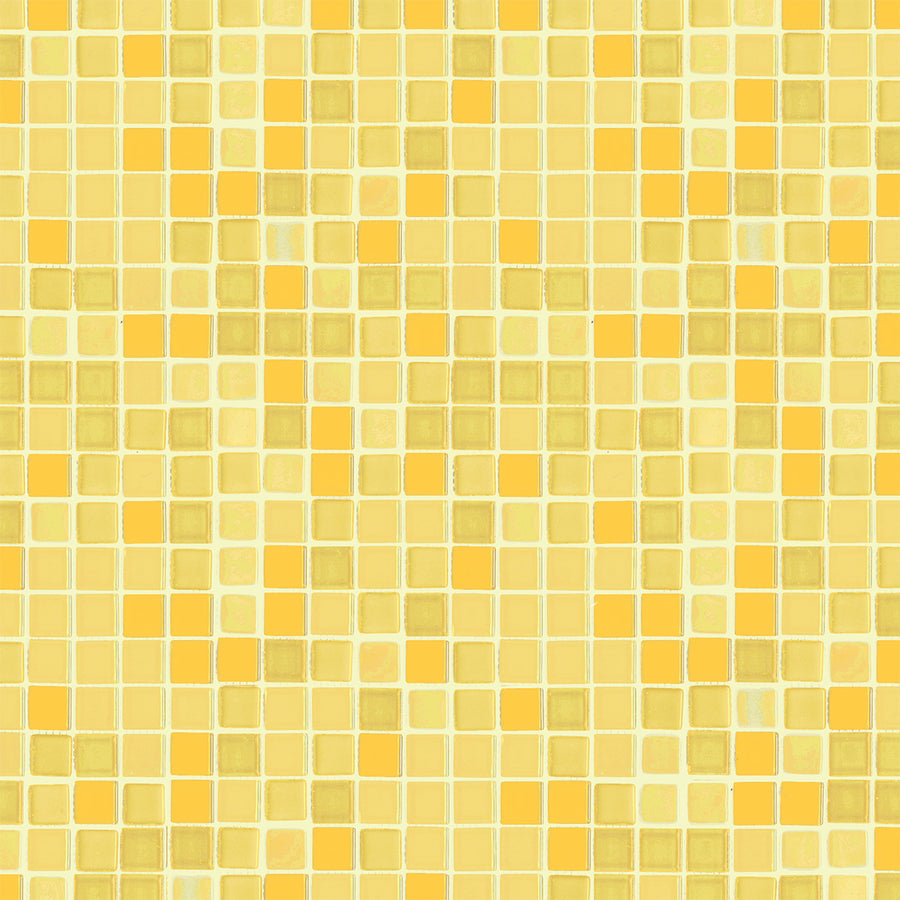 Yellow Mosaic Tile Wallpaper – On Air Design | Astek