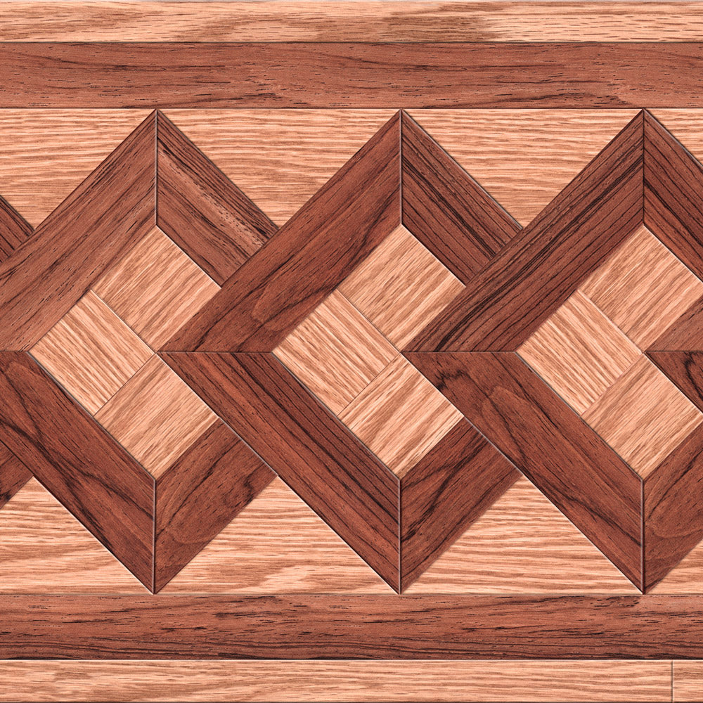 Wood Diamond Plank Pattern Wallpaper – On Air Design | Astek
