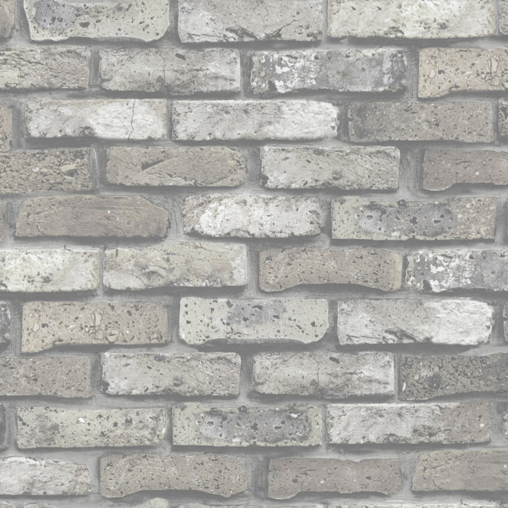 Grey Brick Wall Wallpaper – On Air Design | Astek